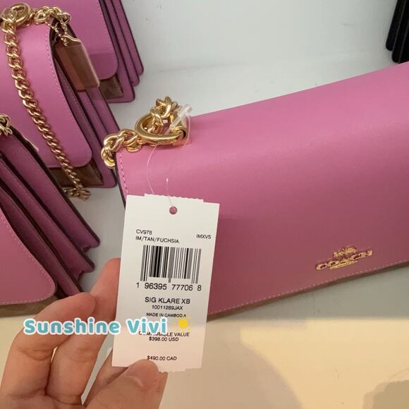 Coach | Bags | Nwt Coach Klare Crossbody Bag In Signature Canvas Cv978 ...
